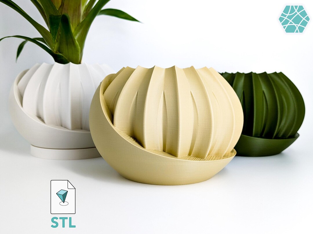3D Print Plant Pot STL: Hidden Box Planter Model (digital Download) - Etsy