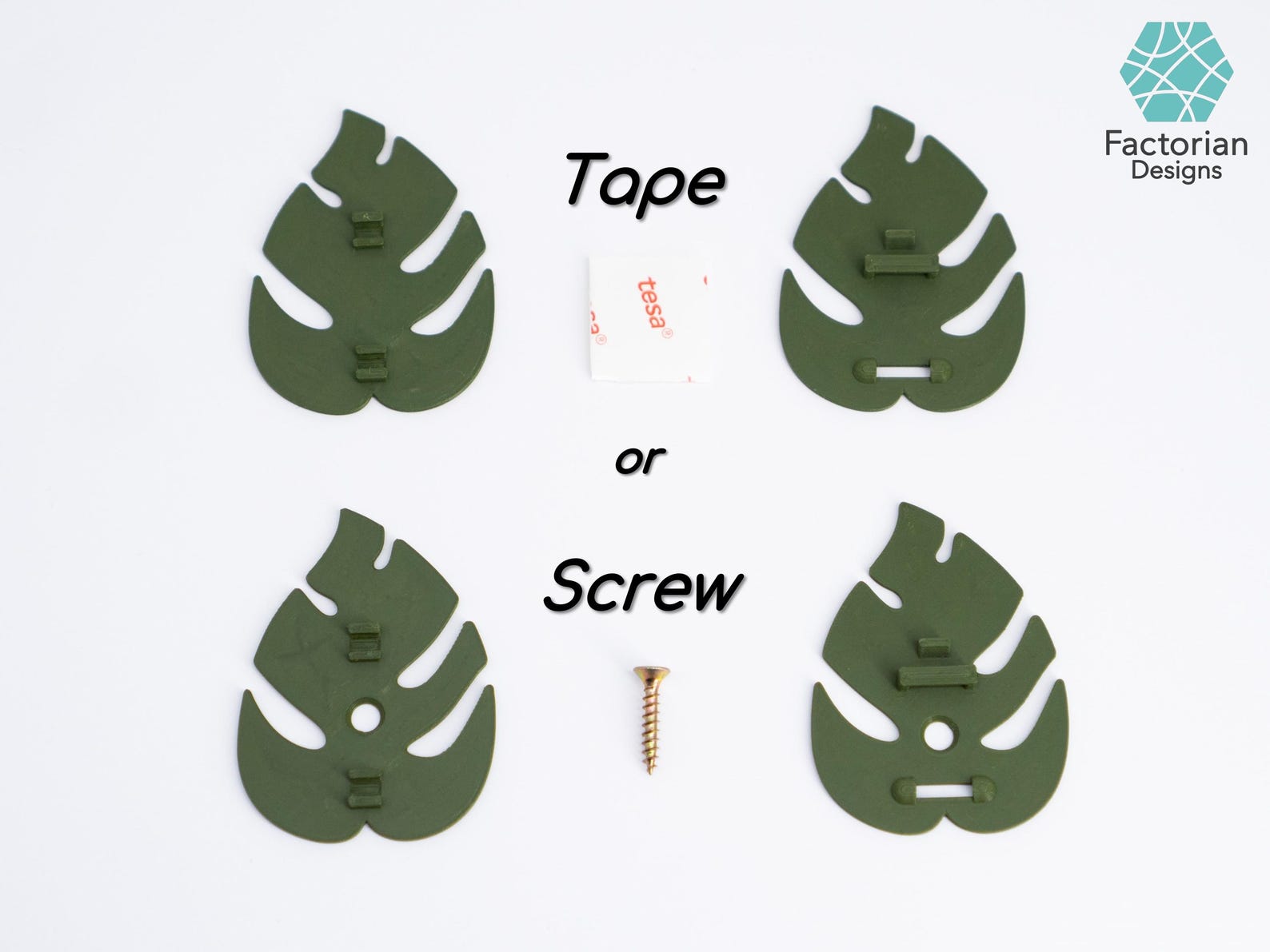 Leaflock Plant Cable Clips: 3D Print STL, Adjustable Ties - Etsy