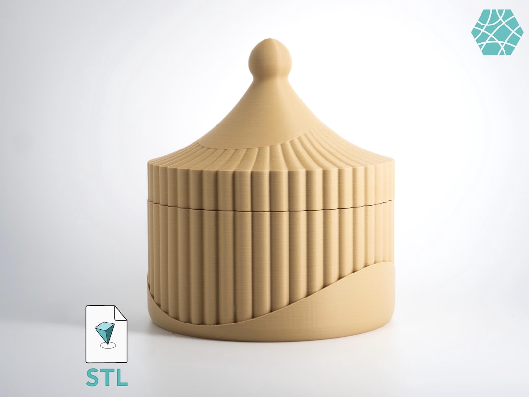 Jewelry Box 3D Print File | Storage Box Model "aurelia" | Two Hidden ...