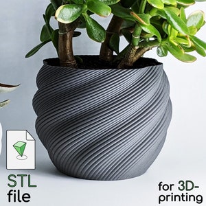 Plant Pot STL 3D Print File for Planters and Big Plant Pots to - Etsy