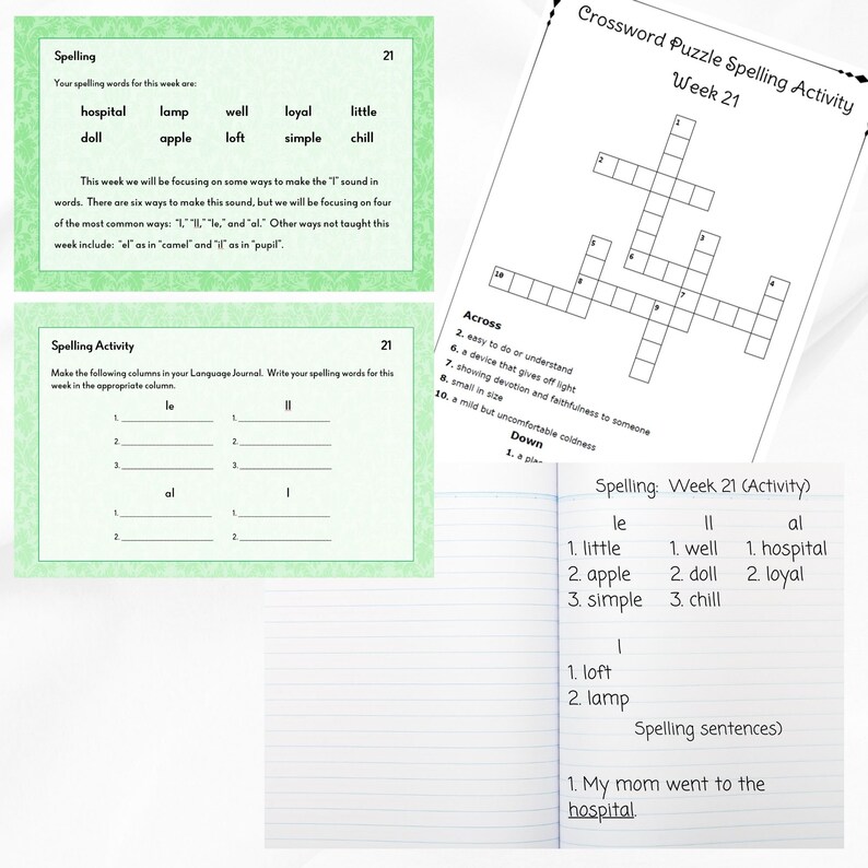 2nd Grade Spelling, Montessori - Etsy
