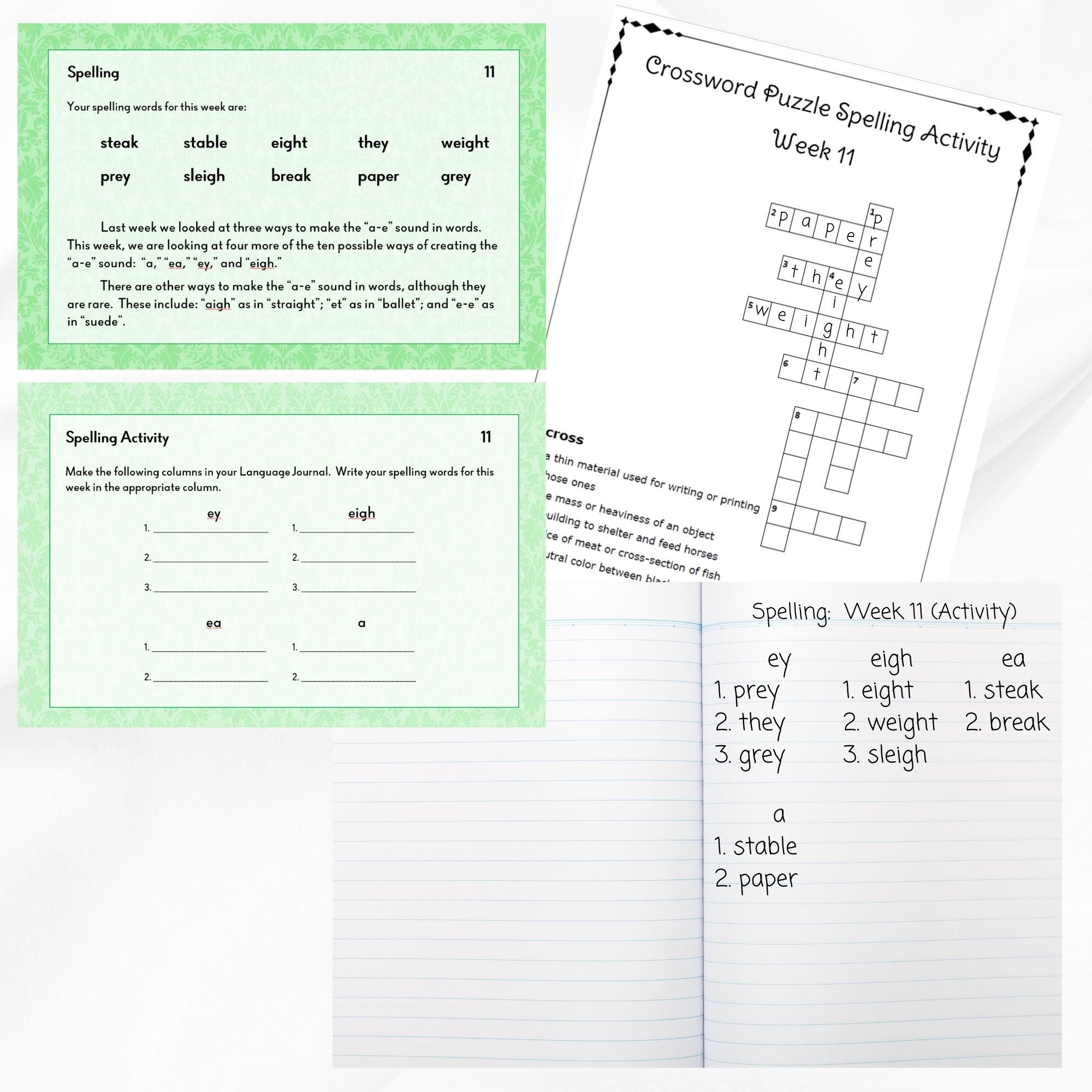 2nd Grade Spelling, Montessori - Etsy