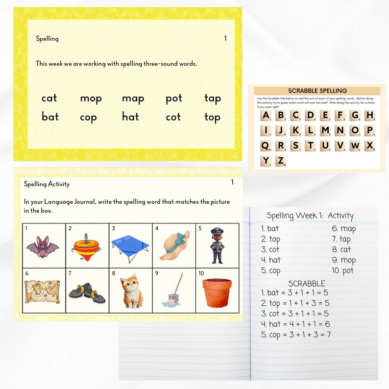 Spelling 1st Grade Curriculum - Etsy