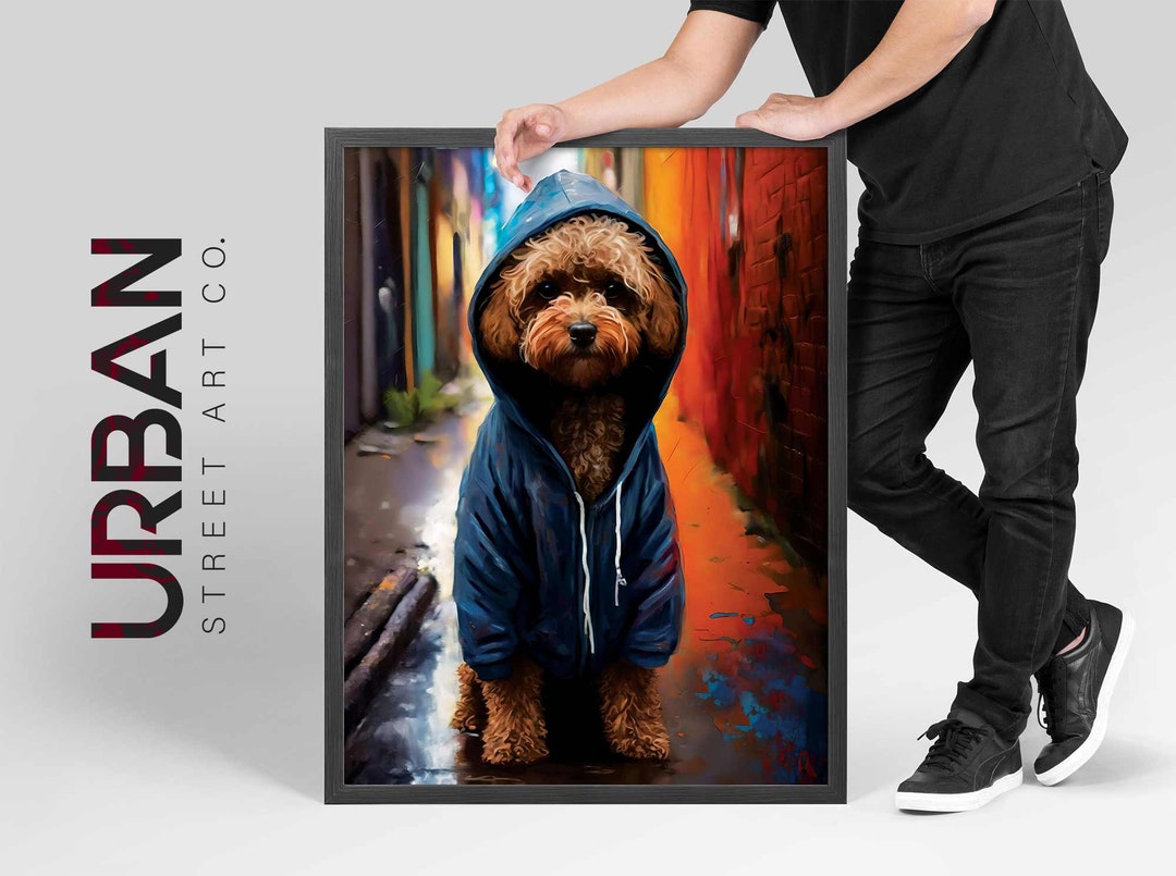 Cavapoo Art Print of Cavapoo Poster Art of Cavapoo Canvas Design of ...