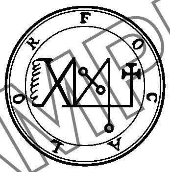 Seal of Focalor SVG 41st Demon Focalor Sigil SVG Goetia Demon SVG ...