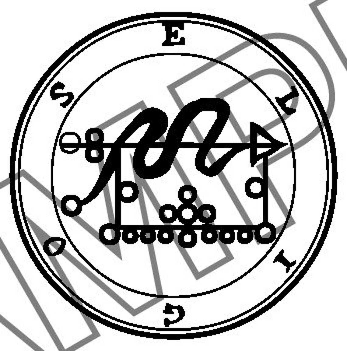 Seal of Abigor SVG 15th Demon Abigor Sigil SVG Goetia Demon SVG Occult ...