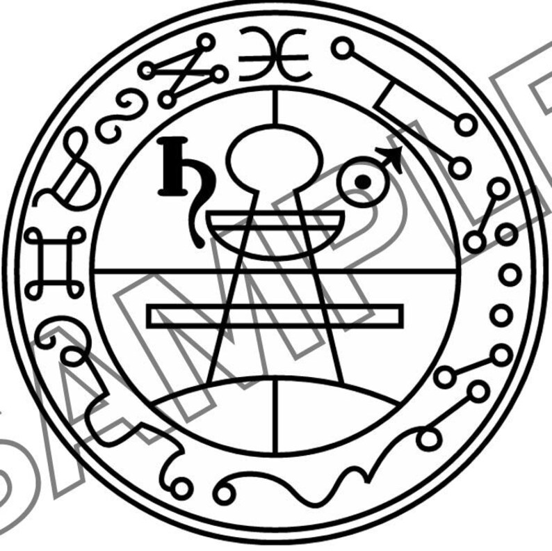 Seal of Solomon Sigil Magic Circle Chaos Magick SVG - Etsy