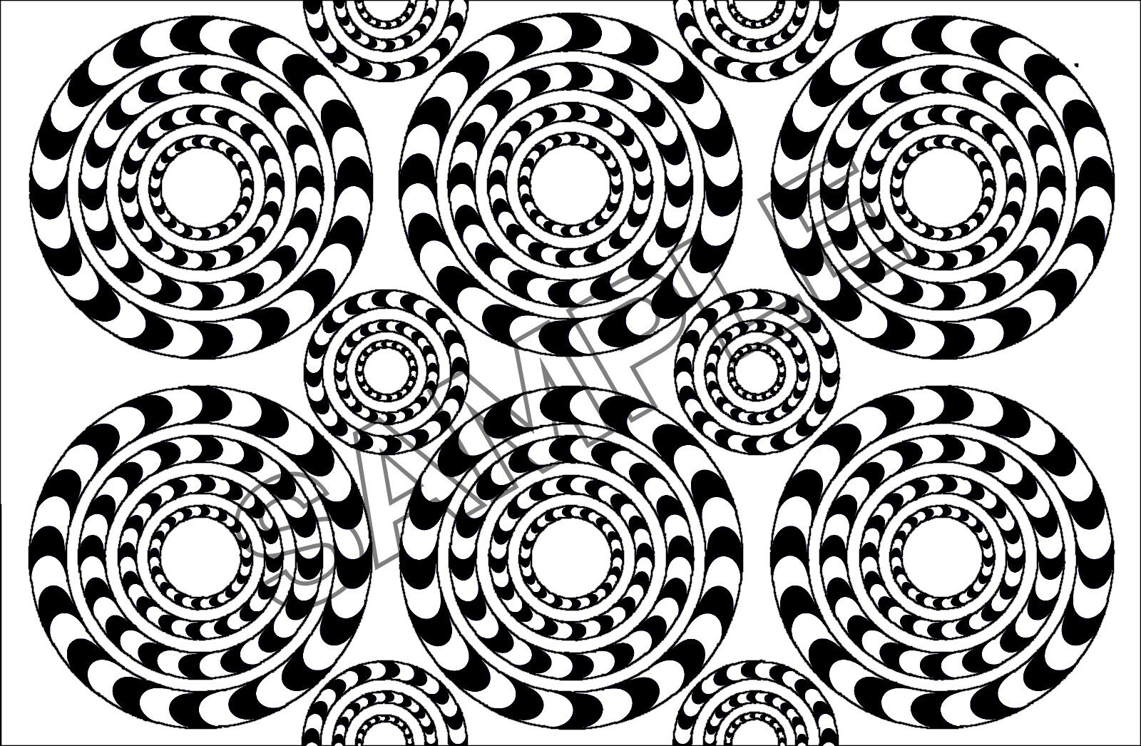 Optical Illusion SVG False Movement Motion Illusion SVG Apparent Motion ...