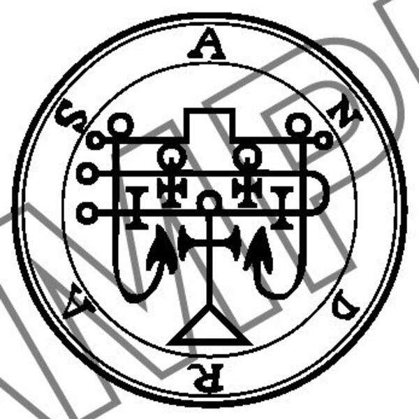 Sigil Demon Andras - Etsy