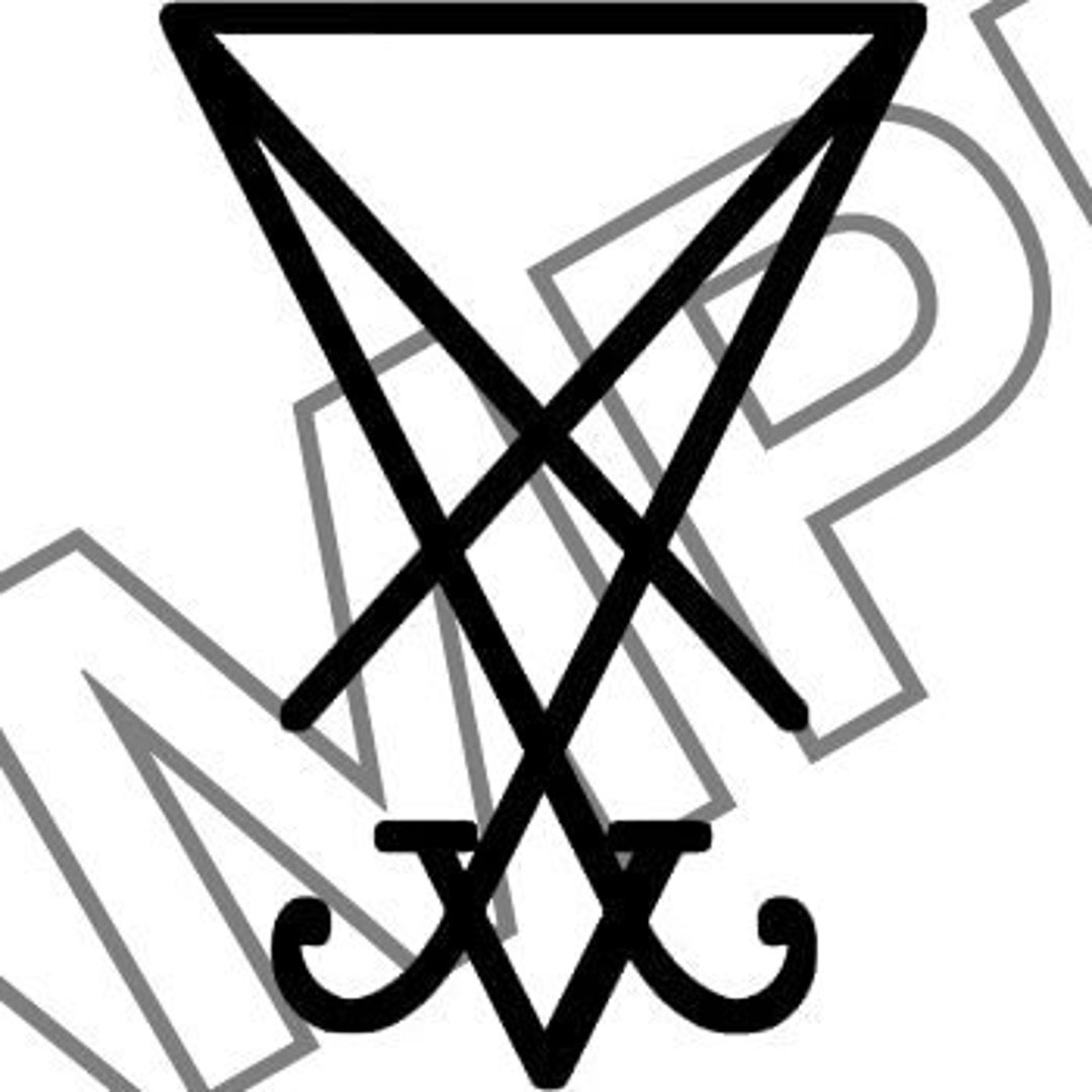 Lucifer Sigil SVG Fallen Angel Satan Symbol SVG - Etsy