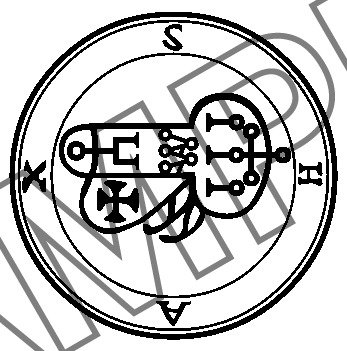 Seal of Shax SVG 44th Demon Shax Sigil SVG Goetia Demon SVG Occult ...
