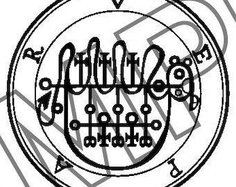 Seal of Asmodeus SVG 32nd Demon Asmodeus Sigil SVG Goetia Demon SVG Occult Magic Circle Svg ...
