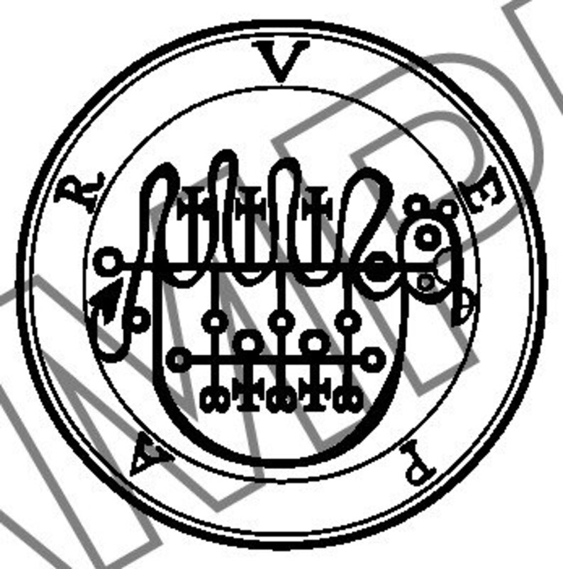 Seal of Vepar SVG 42nd Demon Vepar Sigil SVG Goetia Demon SVG - Etsy ...
