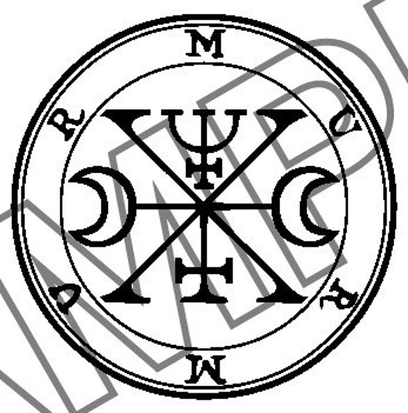Seal of Murmur SVG 54th Demon Murmur Sigil SVG Goetia Demon SVG Occult ...