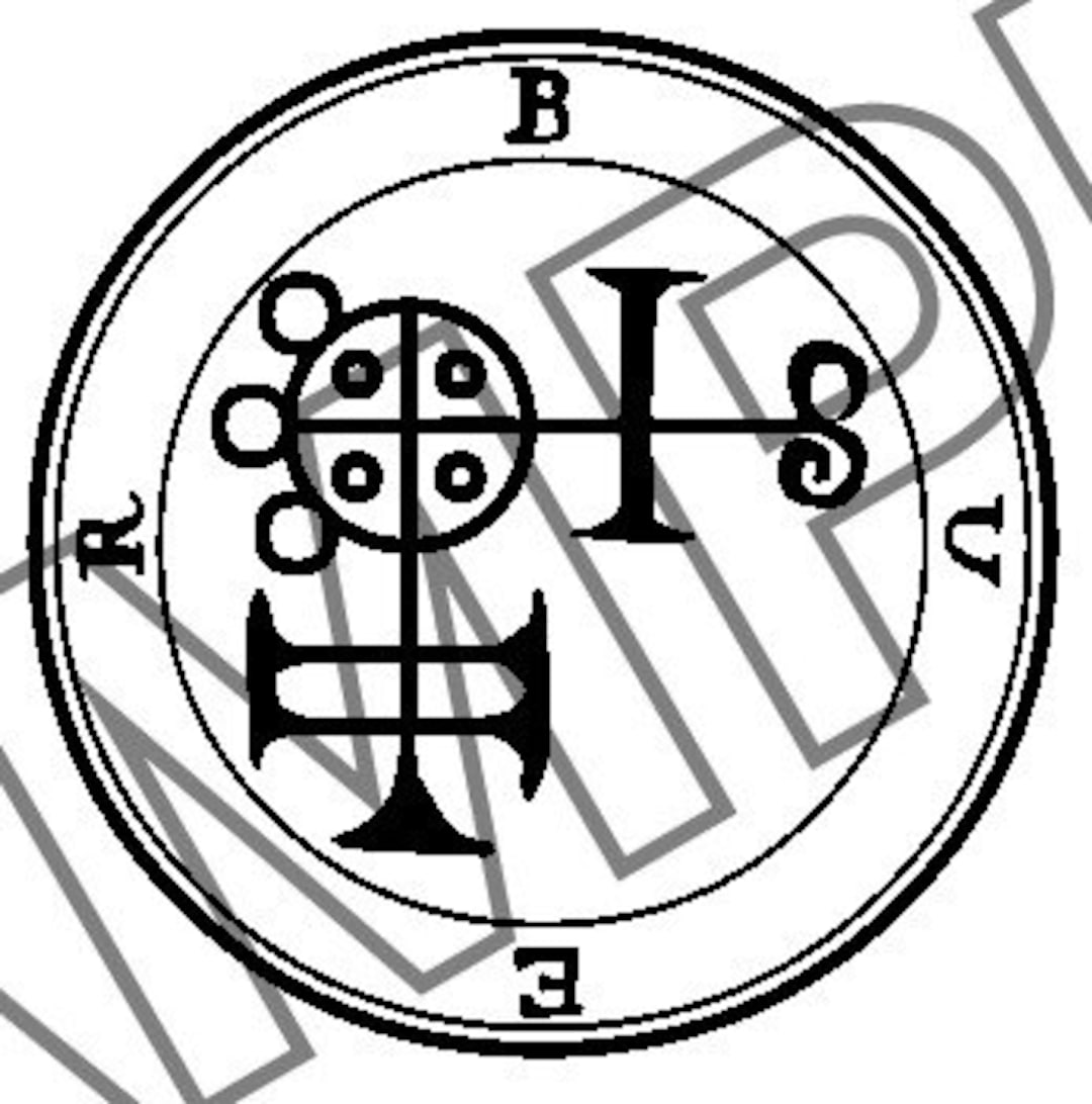 Seal of Buer SVG 10th Demon Buer Sigil SVG Goetia Demon SVG Occult ...