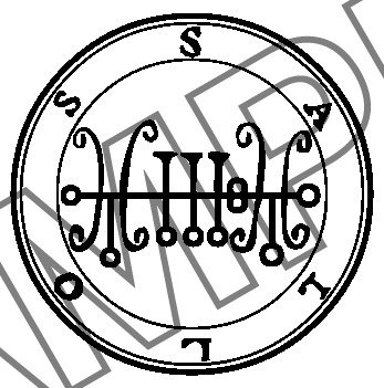 Seal of Sallos SVG 19th Demon Sallos Sigil SVG Goetia Demon SVG Occult ...
