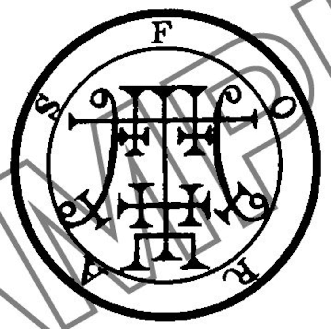 Seal of Forcas SVG 31st Demon Forcas Sigil SVG Goetia Demon SVG Occult ...