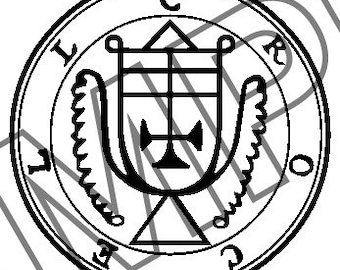 Seal of Vine SVG 45th Demon Vine Sigil SVG Goetia Demon SVG Occult ...