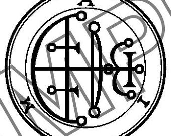 Seal of Abigor SVG 15th Demon Abigor Sigil SVG Goetia Demon SVG Occult ...