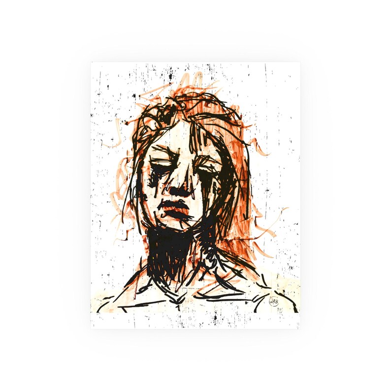 Depression Mental Health Collection Art by William Bartlett Fine Art ...