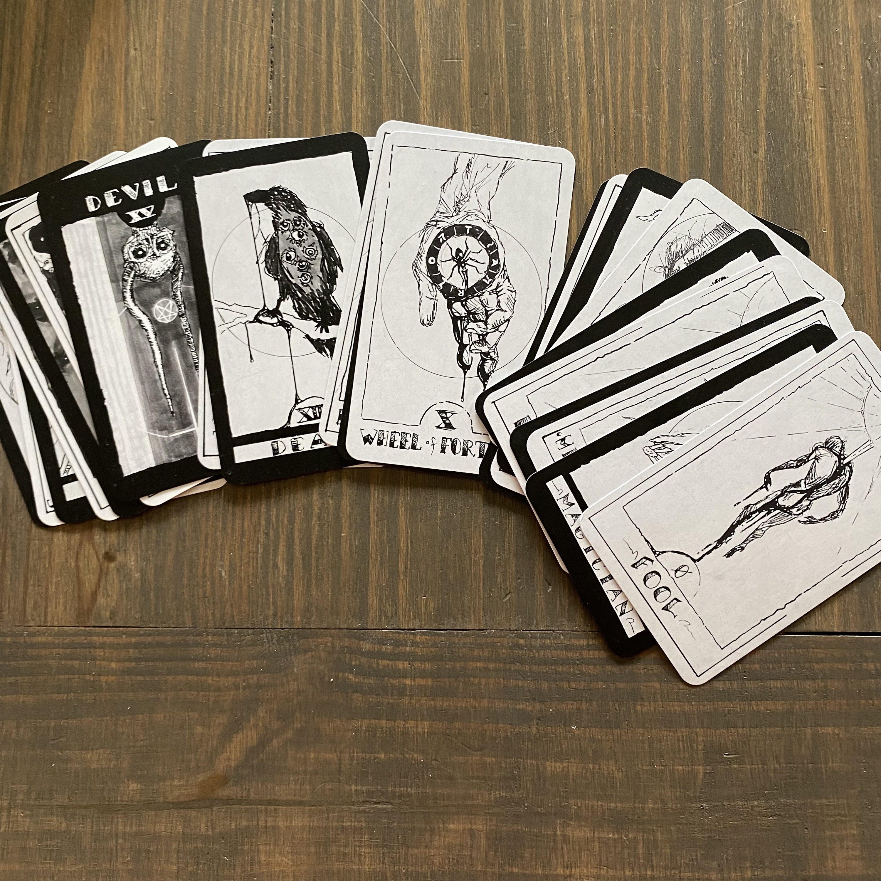 Artistic Tarot Deck: Handmade and Self-published by the - Etsy