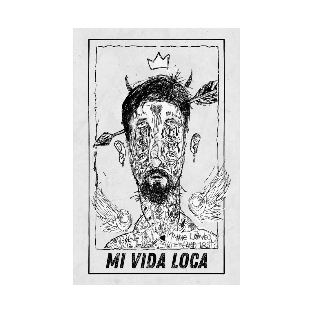 Mi Vida Loca, 11 X 17 Fine Art Print, Art by William Bartlett, Matte ...