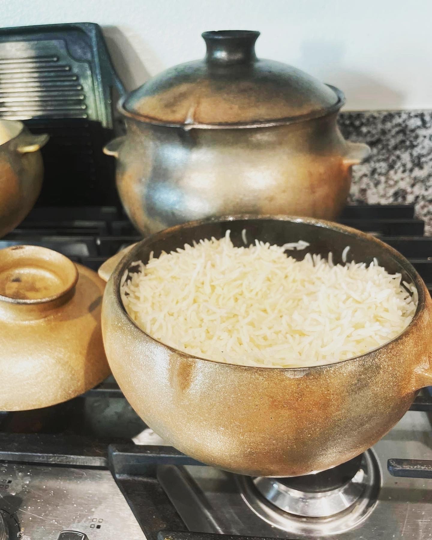 Hand Built Bean Pot With Lid (6.5 Quart) Pottery, Cookware, Cook Pot ...