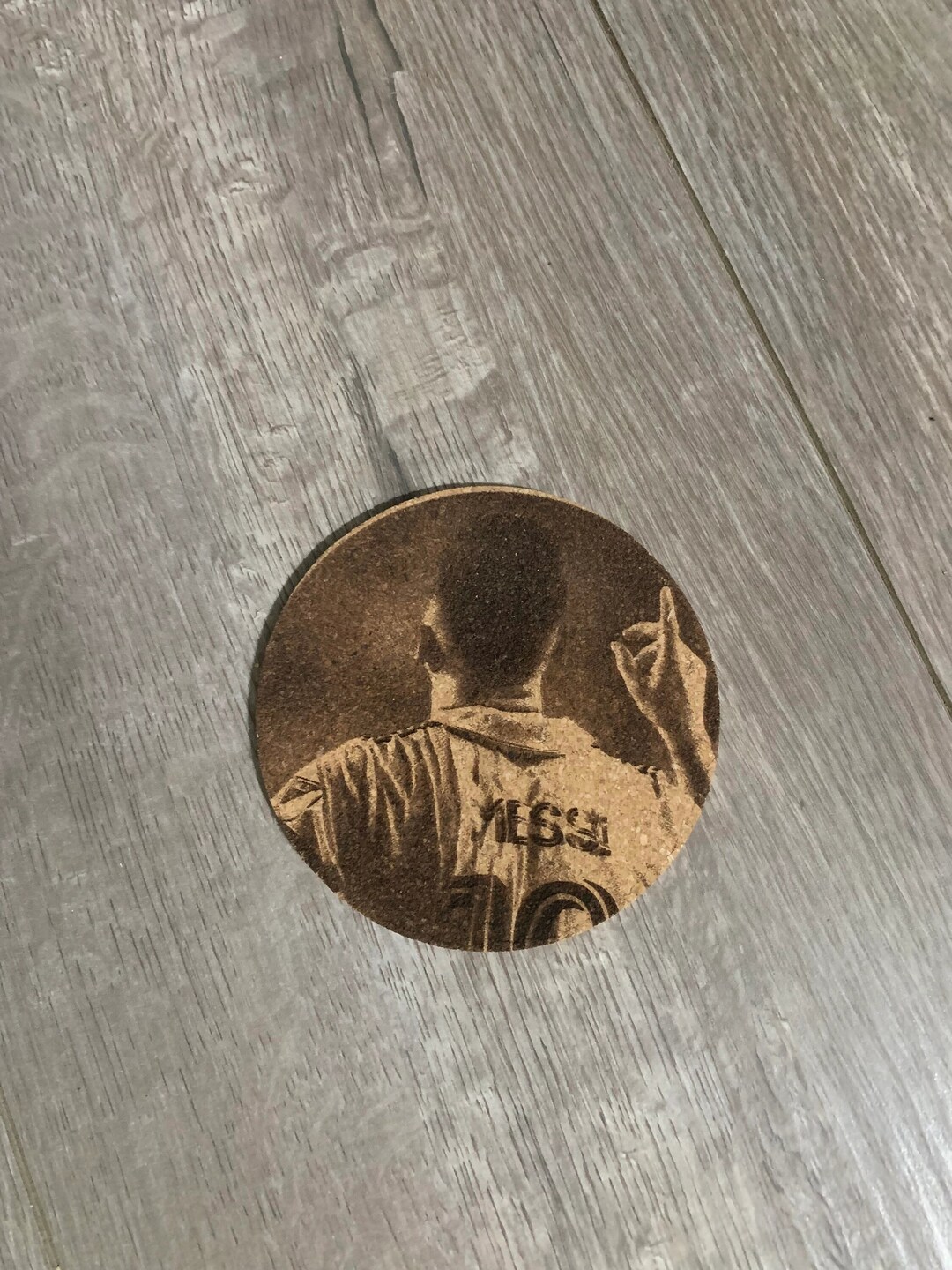 Messi Cork Coaster: Soccer Star Design - Etsy