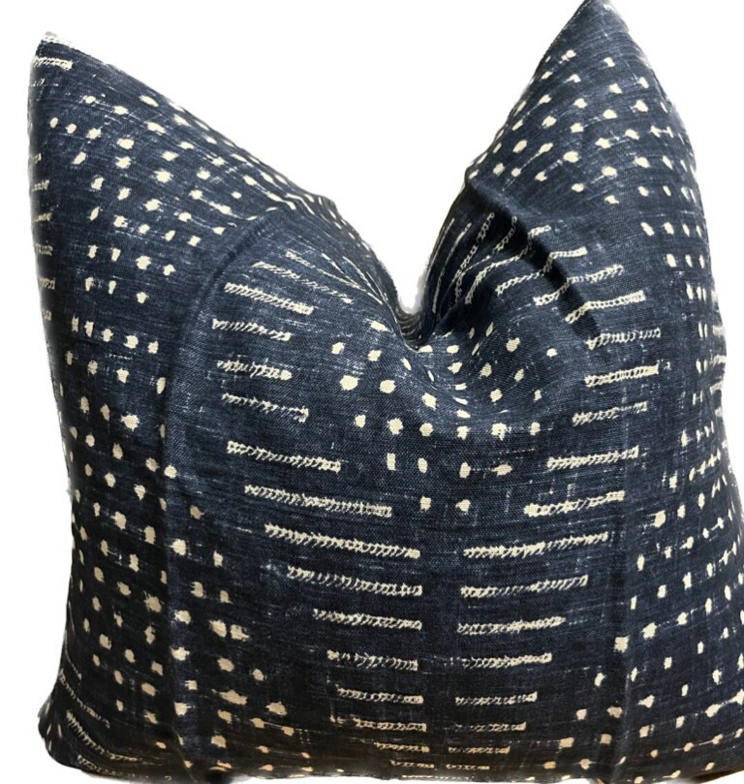 Anna French Indigo Batik Pillow Cover - Etsy