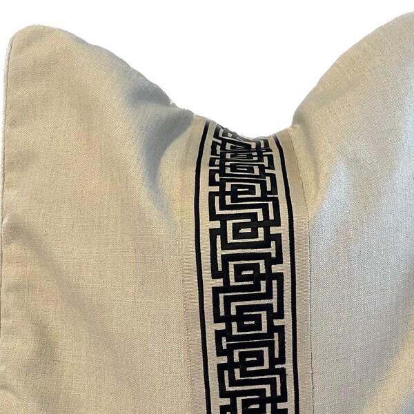 Greek Key Pillow - Etsy