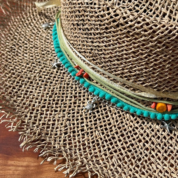 Beaded Hat Band - Etsy