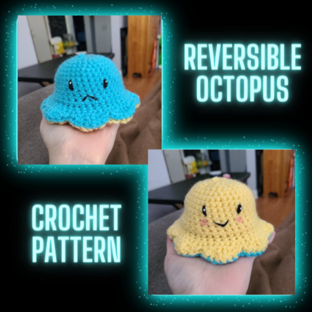 Reversible Octopus Amigurumi Crochet Pattern (PATTERN ONLY) - Etsy