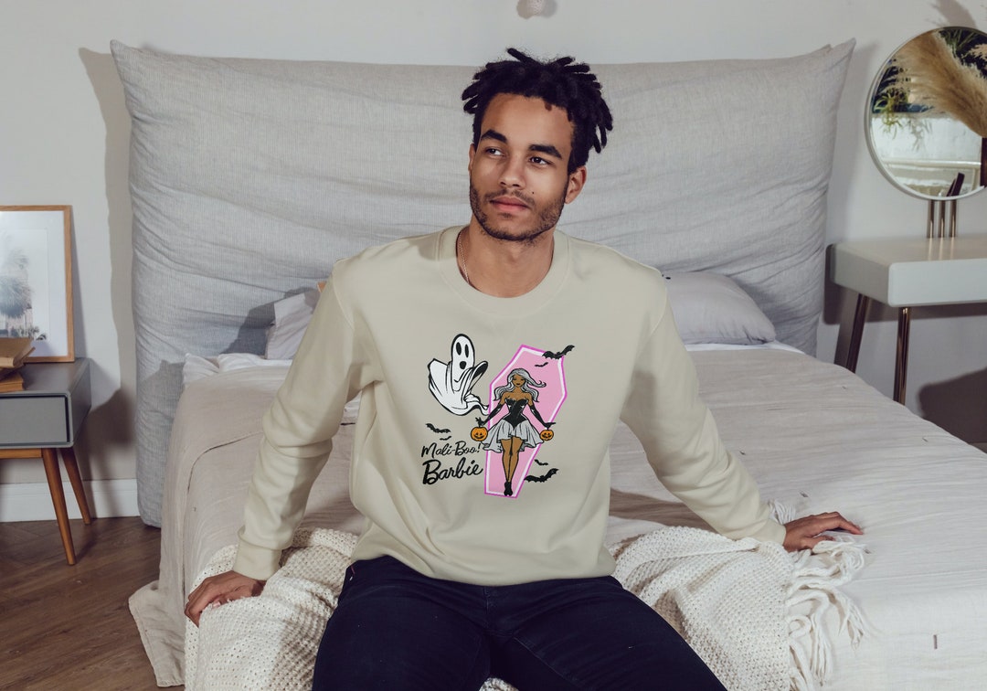 Mali-boo Doll Sweatshirt, Ghost Halloween Costume, Bats Graphic Shirt ...