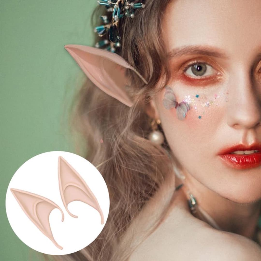 Prosthetic Elf Ears | Long Elf Ears | Elf Ear Cuff | Small Elf Ears - Etsy