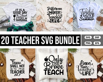 Teacher Life Bundle, Teacher Quote Svg, Teacher Svg, School Svg ...