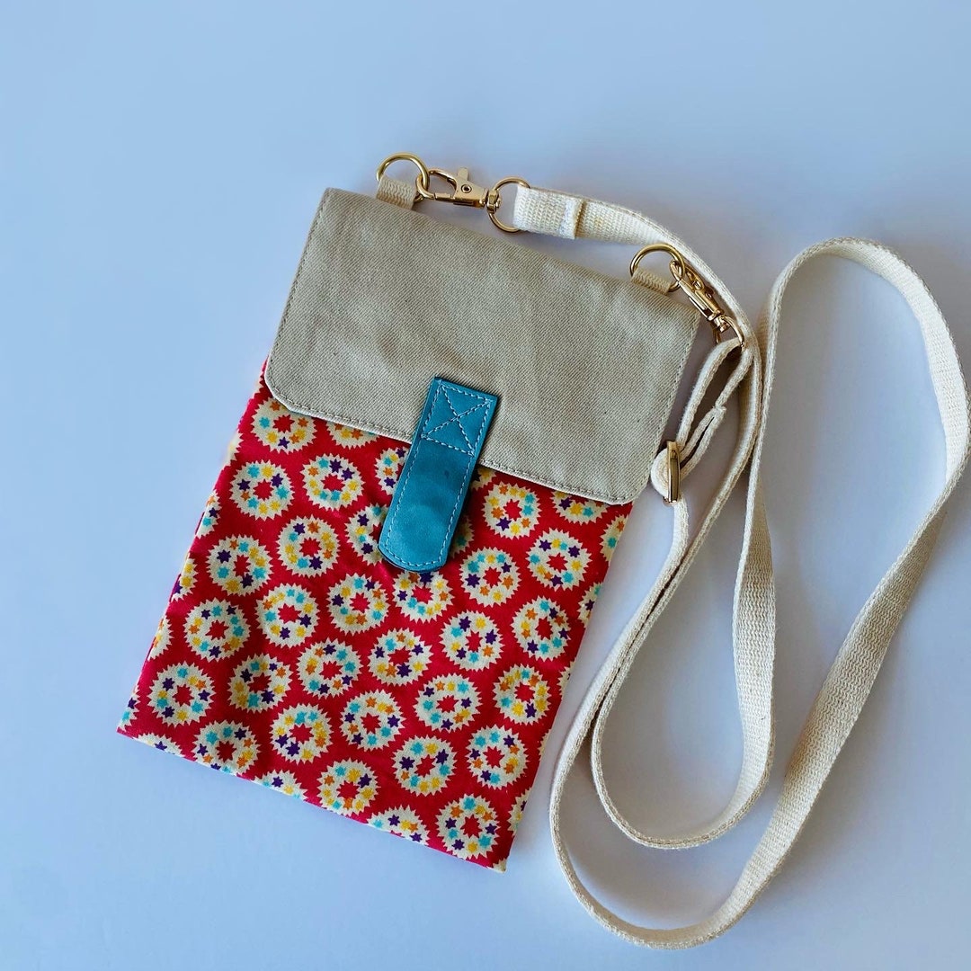 Handmade Handy Crossbody Small Bag, Smartphone Bag Leather Piece in ...