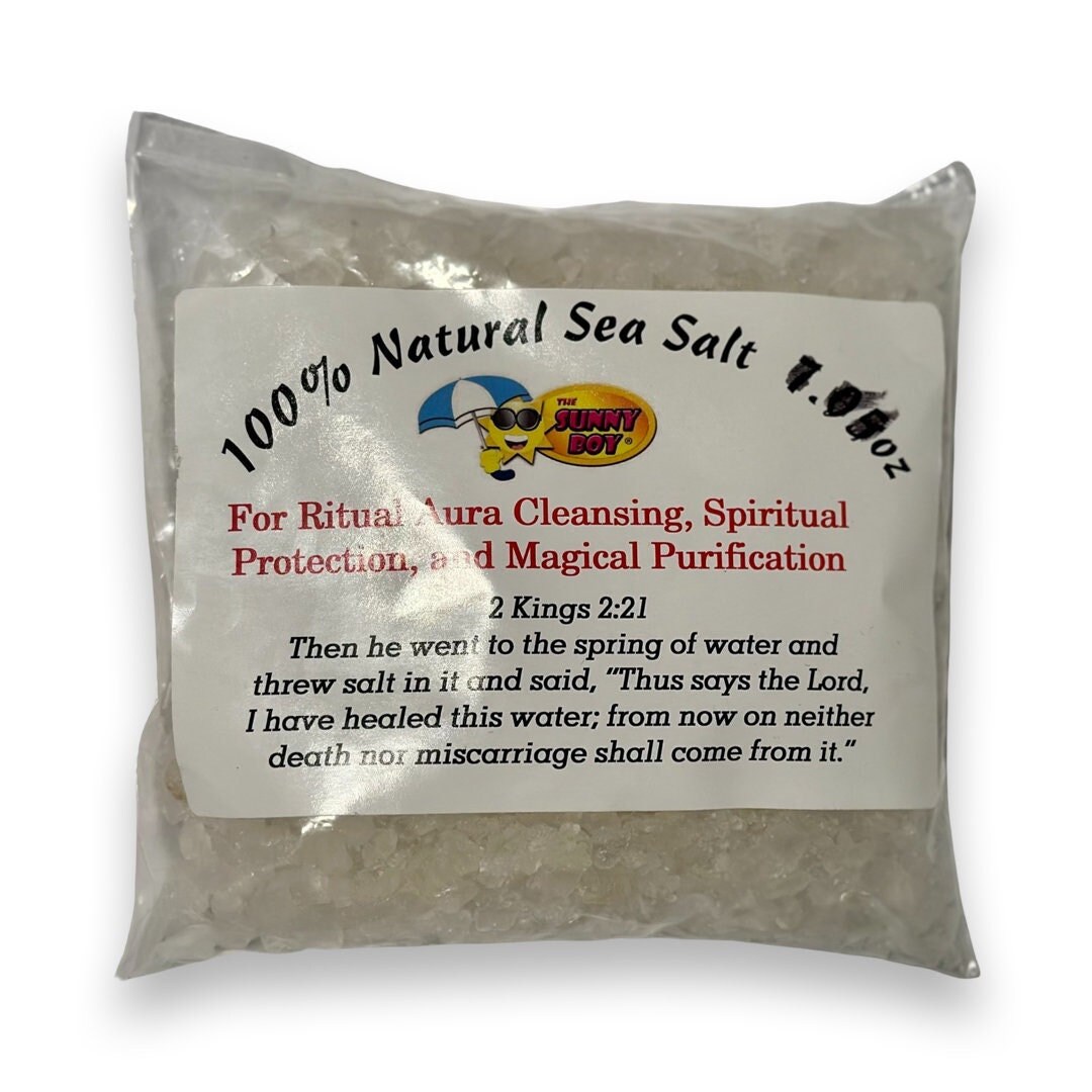 Full Moon Charged Natural Coarse Sea Salt for Ritual Cleansing ...