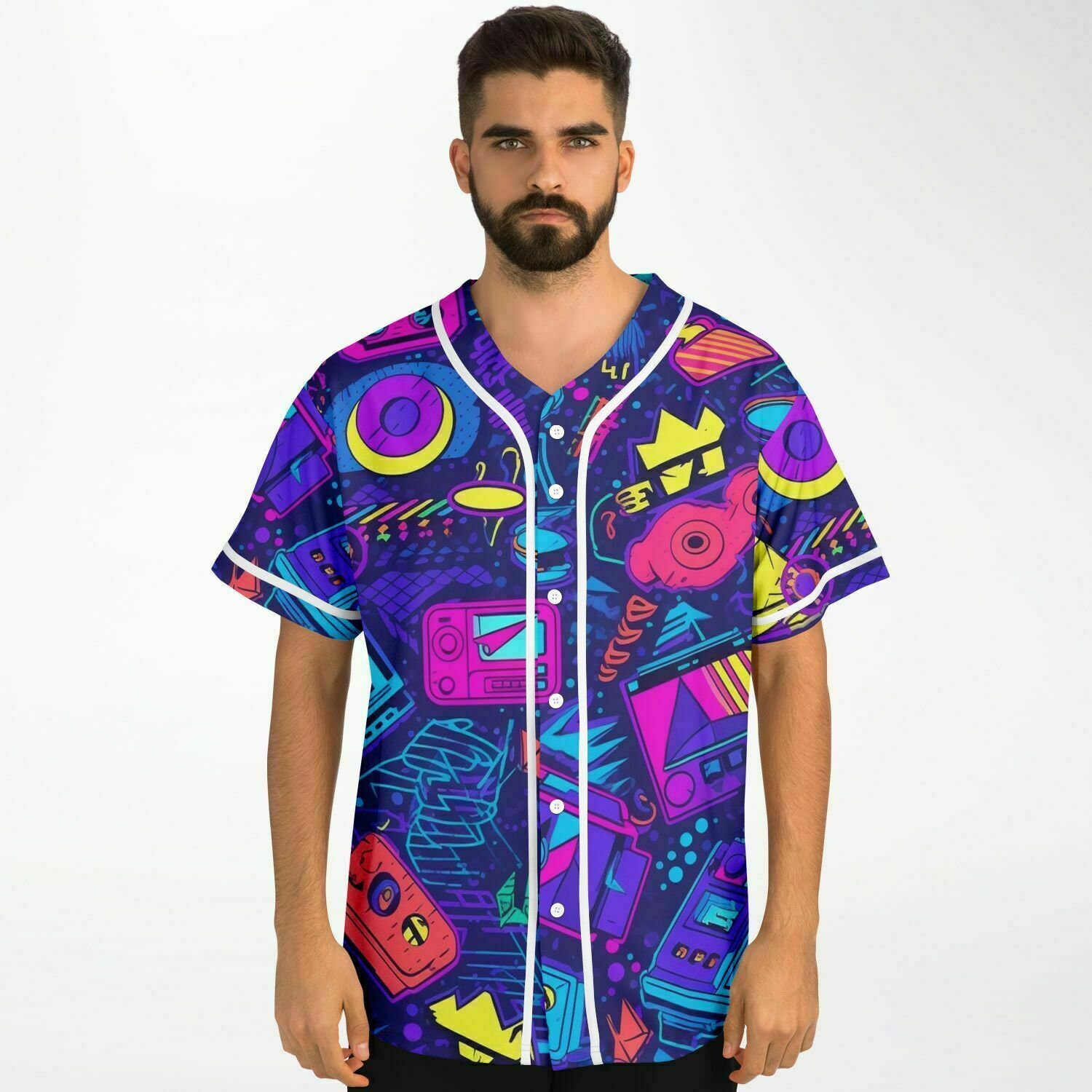 Rave Jersey Customizable 90s Rave Jersey Rave 1990 Outfit Customizable ...