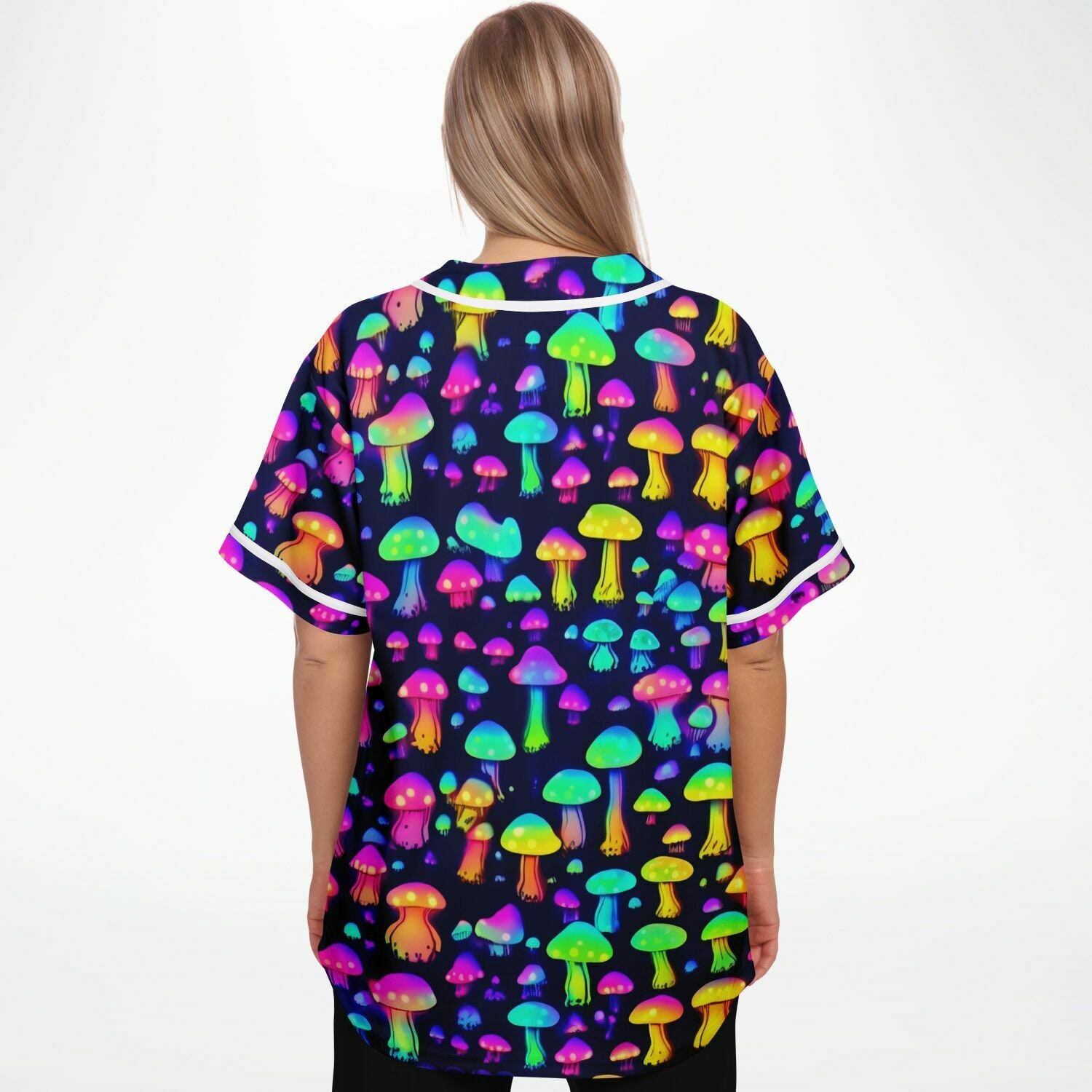 Rave Jersey Customizable Psychedelic Mushrooms Customizable Rave Outfit ...