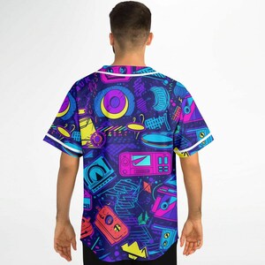 Rave Jersey Customizable 90s Rave Jersey Rave 1990 Outfit Customizable ...