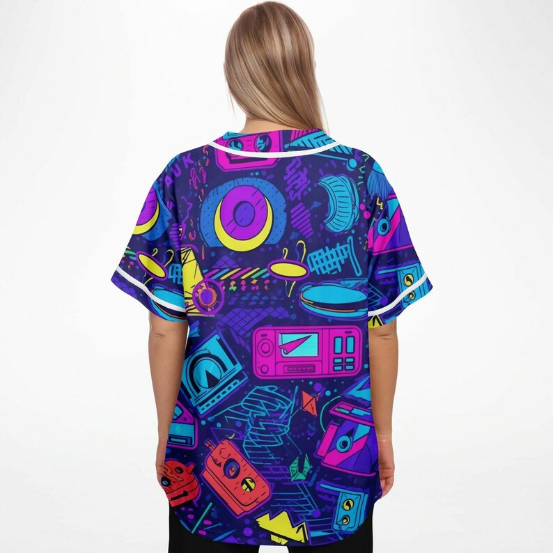 Rave Jersey Customizable 90s Rave Jersey Rave 1990 Outfit Customizable ...