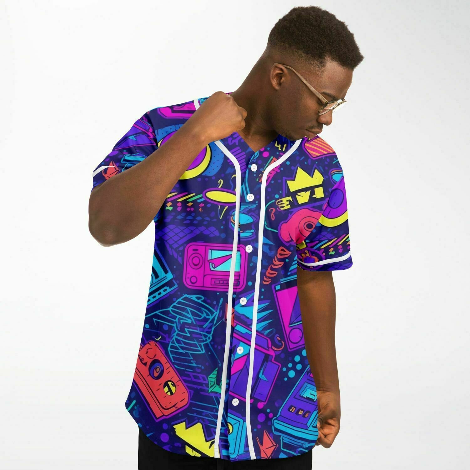 Rave Jersey Customizable 90s Rave Jersey Rave 1990 Outfit Customizable ...