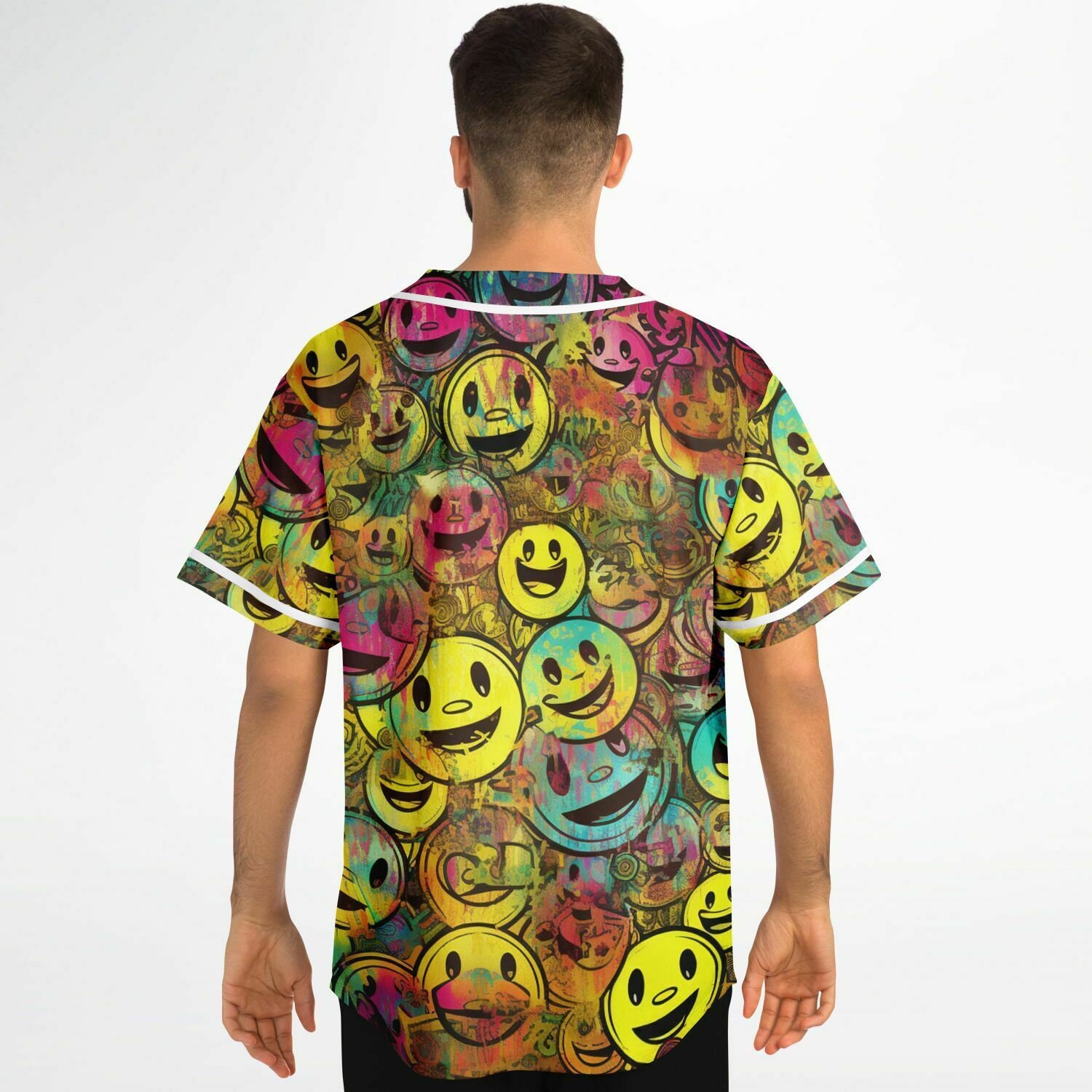 Rave Jersey Customizable Smiley Face Rave Jersey Rave Outfit ...
