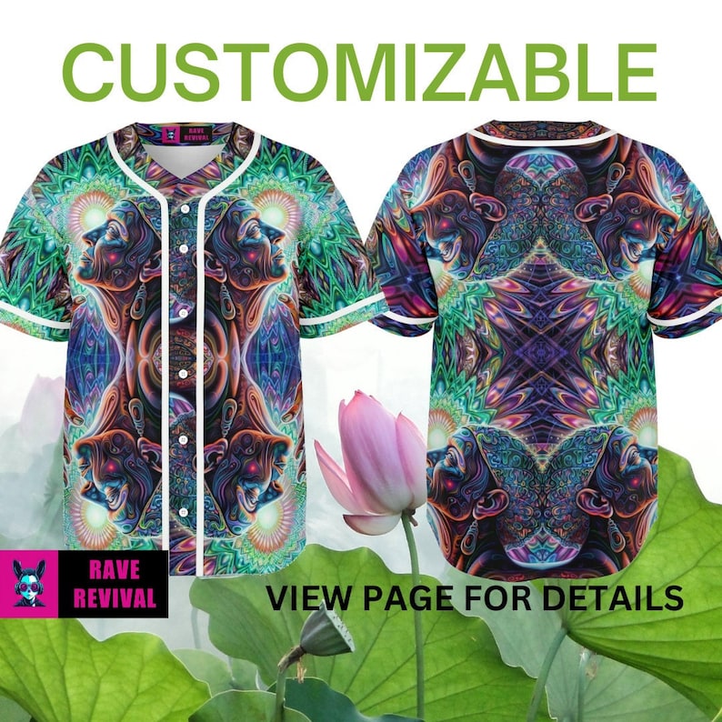 Rave Jersey Dmt Trip Rave Jersey Budda Rave Mens Rave Outfit - Etsy