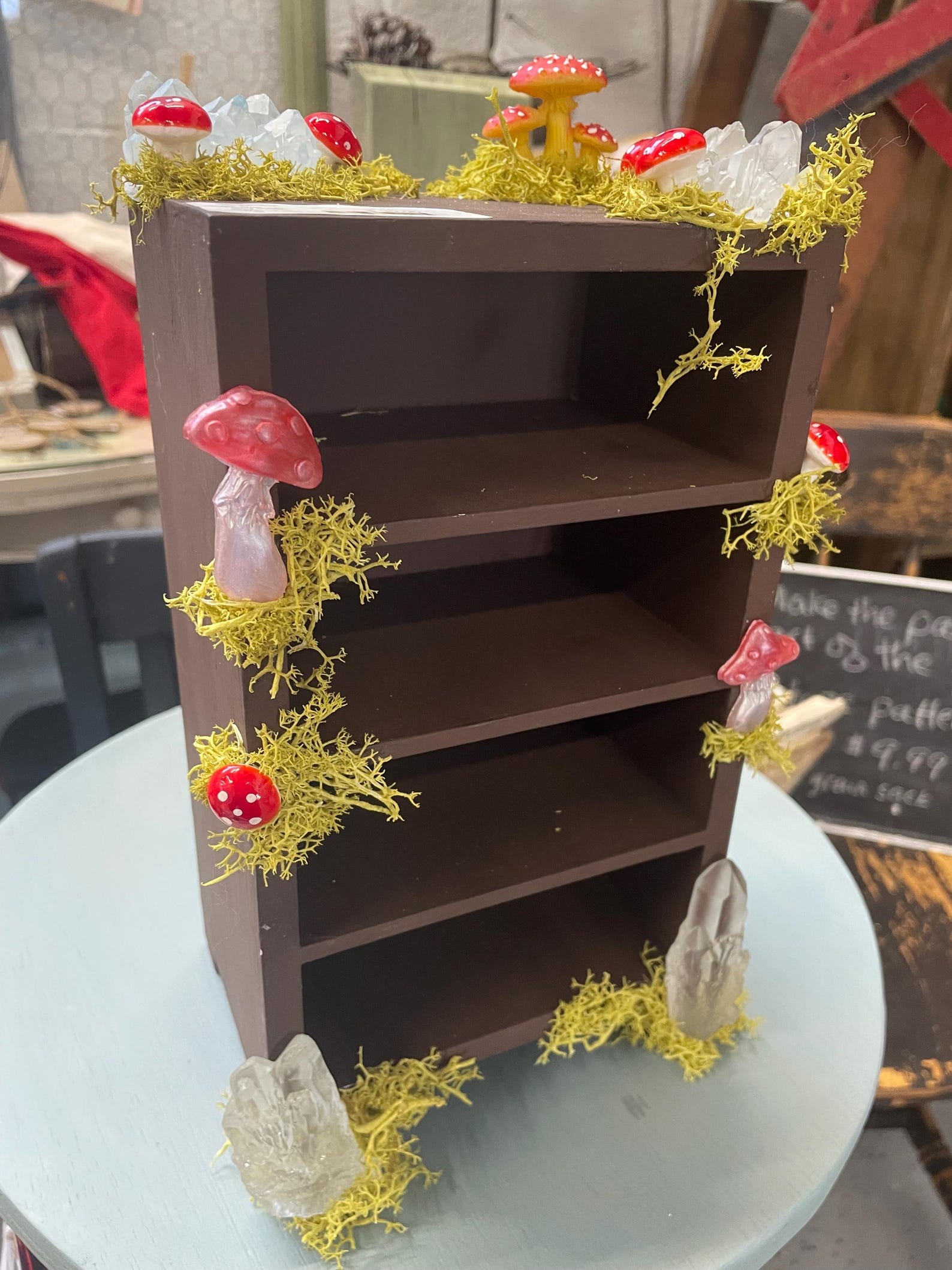 Whimsical Fairy Storage Dresser Jewelry Box Shelf Shelves Mushroom ...