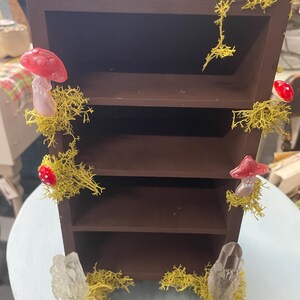 Whimsical Fairy Storage Dresser Jewelry Box Shelf Shelves Mushroom ...