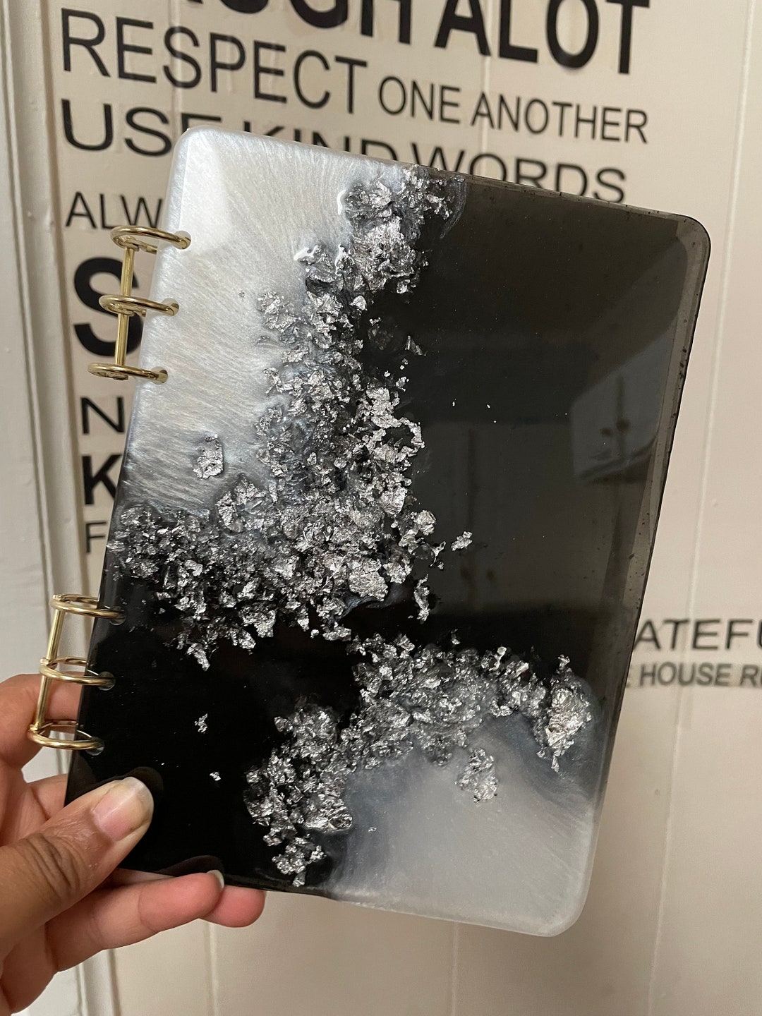 A5 Epoxy Resin Notebook Journal - Etsy