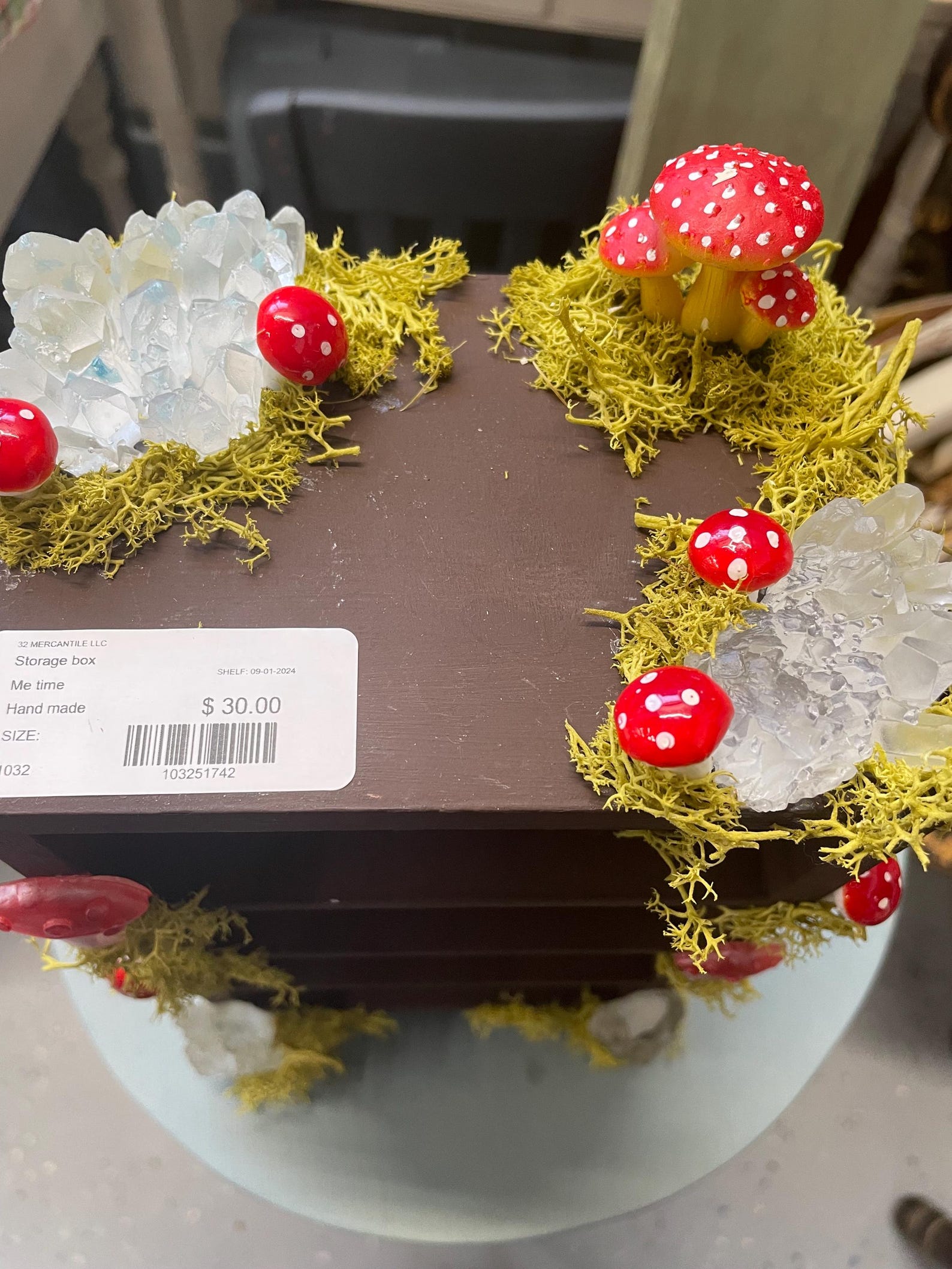 Whimsical Fairy Storage Dresser Jewelry Box Shelf Shelves Mushroom ...