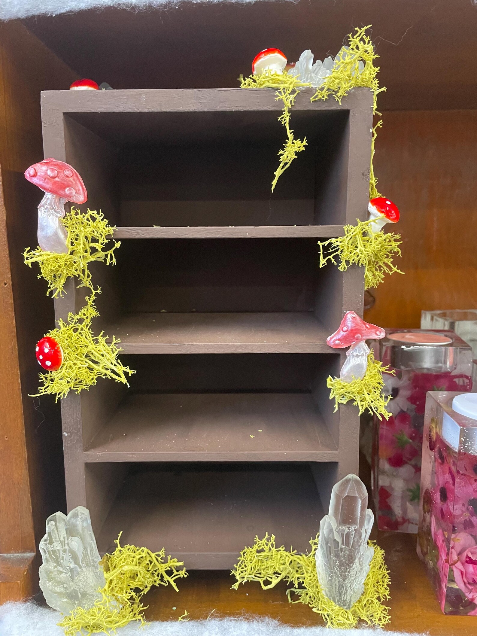 Whimsical Fairy Storage Dresser Jewelry Box Shelf Shelves Mushroom ...