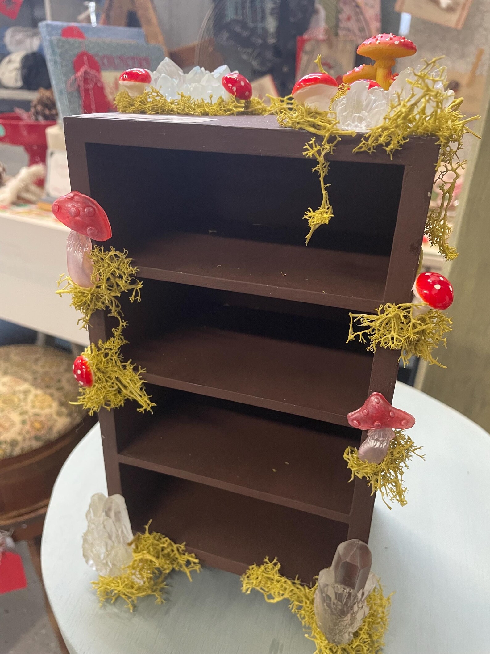 Whimsical Fairy Storage Dresser Jewelry Box Shelf Shelves Mushroom ...